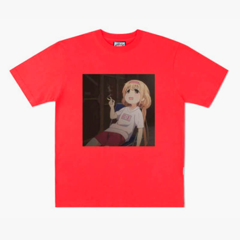 Anime Girl Smokin Animecore T-Shirt - Aesthetic Clothes Shop