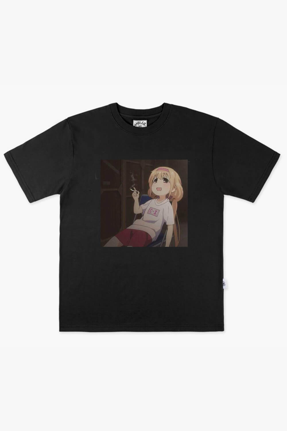 Anime Girl Smokin Animecore T-Shirt - Aesthetic Clothes Shop