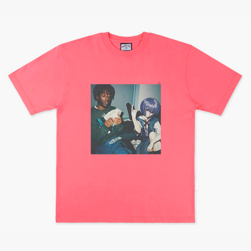 Animecore Lil Uzi and Rei Ayanami T-Shirt - Aesthetic Shop