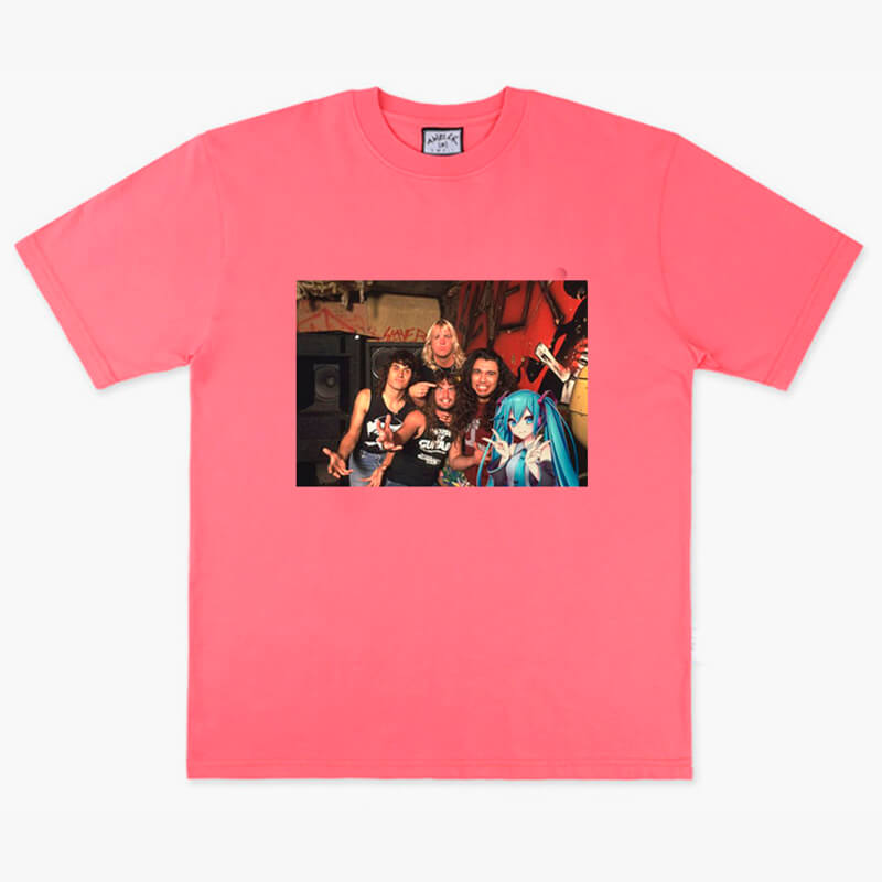 Animecore Thrash Metal Band and Anime Girl T-Shirt - AC Shop