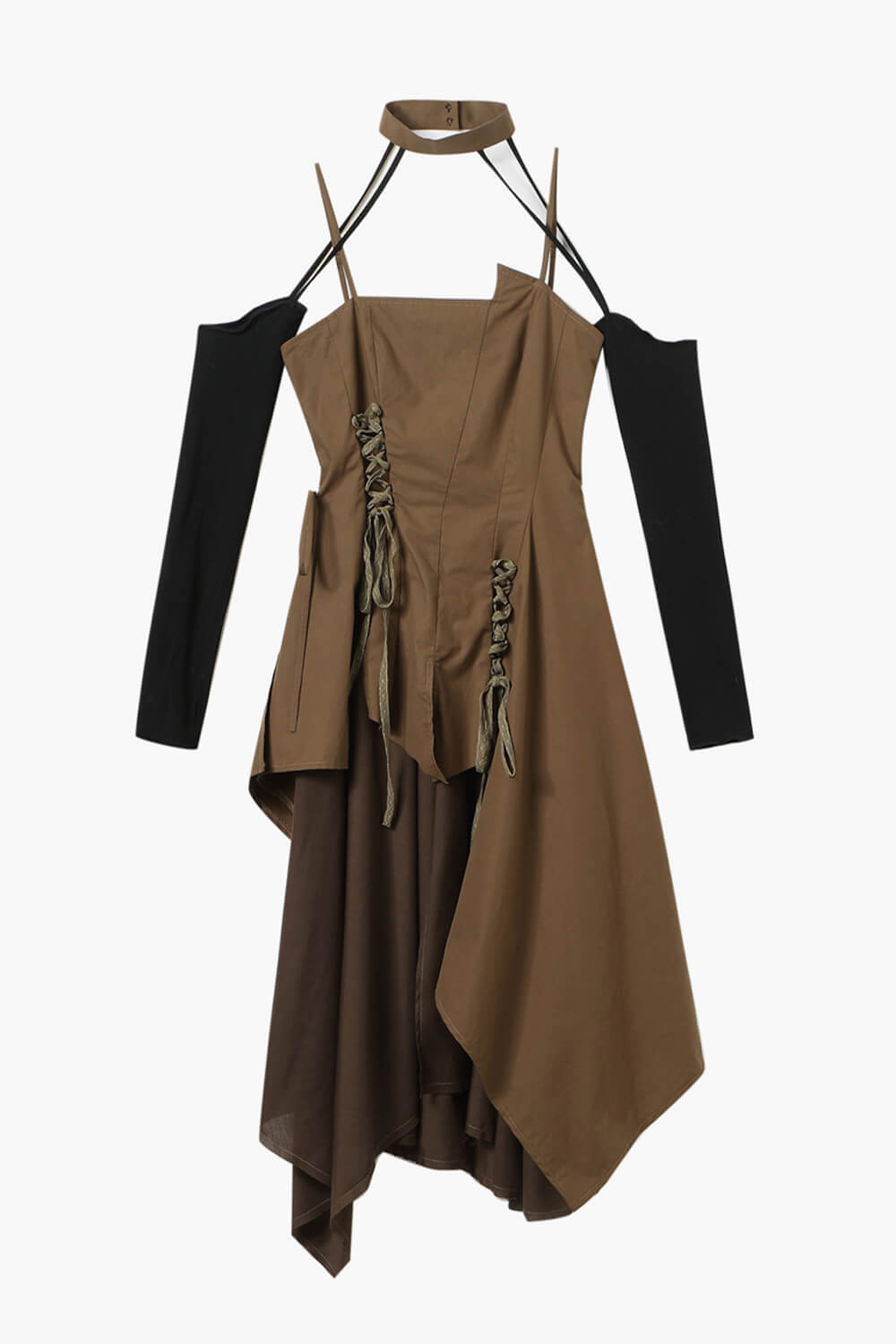 Brown Medieval Tavern Girl Fairytale Dress - Aesthetic Shop