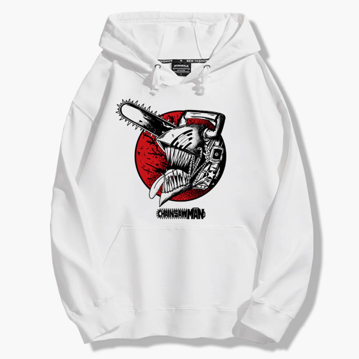 Chainsaw Man Denji Head Devil Form Hoodie - Aesthetic Shop