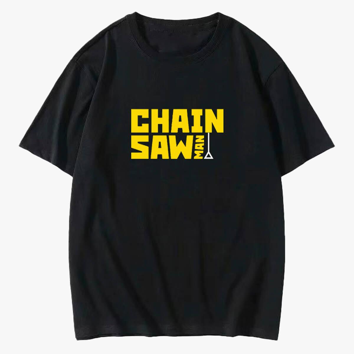 Chainsaw Man Logo Anime Aesthetic T-Shirt - Aesthetic Shop