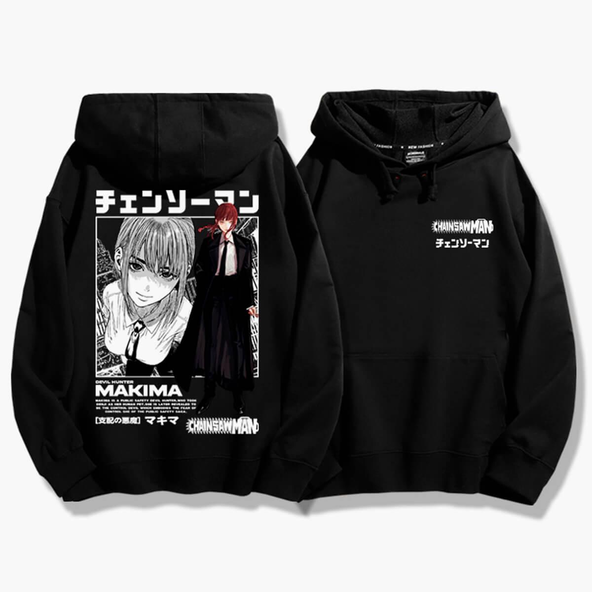 Chainsaw Man Makima Manga Hoodie - Aesthetic Clothes Shop