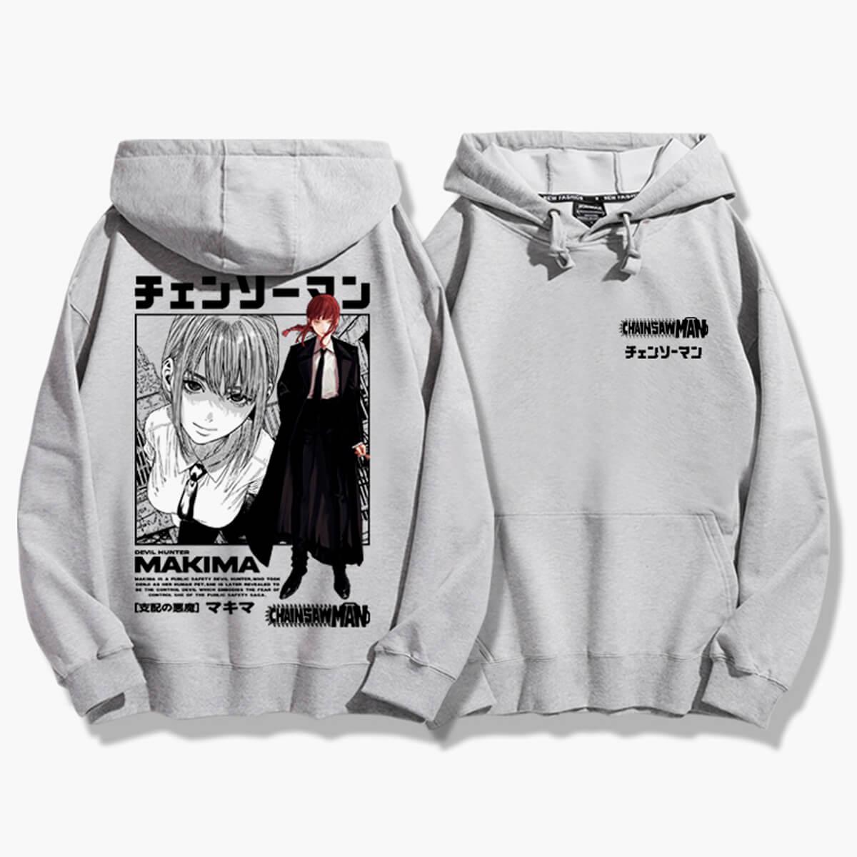 Chainsaw Man Makima Manga Hoodie - Aesthetic Clothes Shop