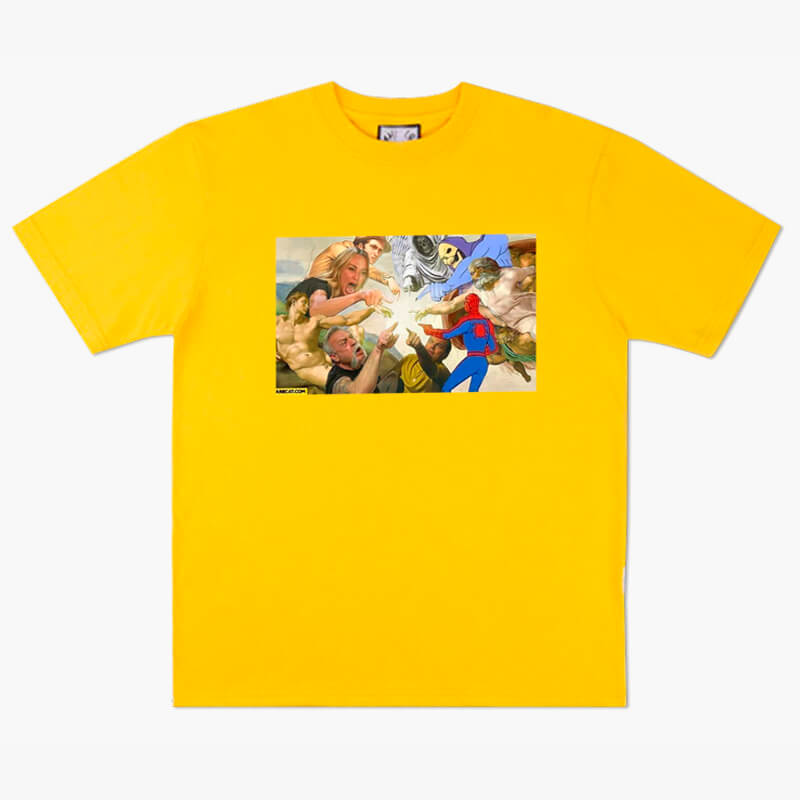 Creation of Adam Meme Aesthetic T-Shirt - Aesthetic shop