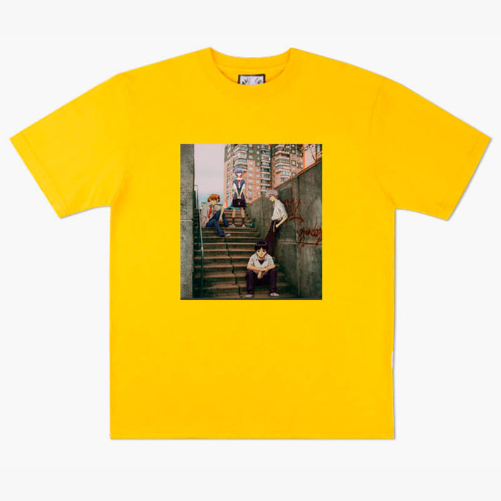 Dullcore Aesthetic Evangelion Characters Anime T-Shirt - AC