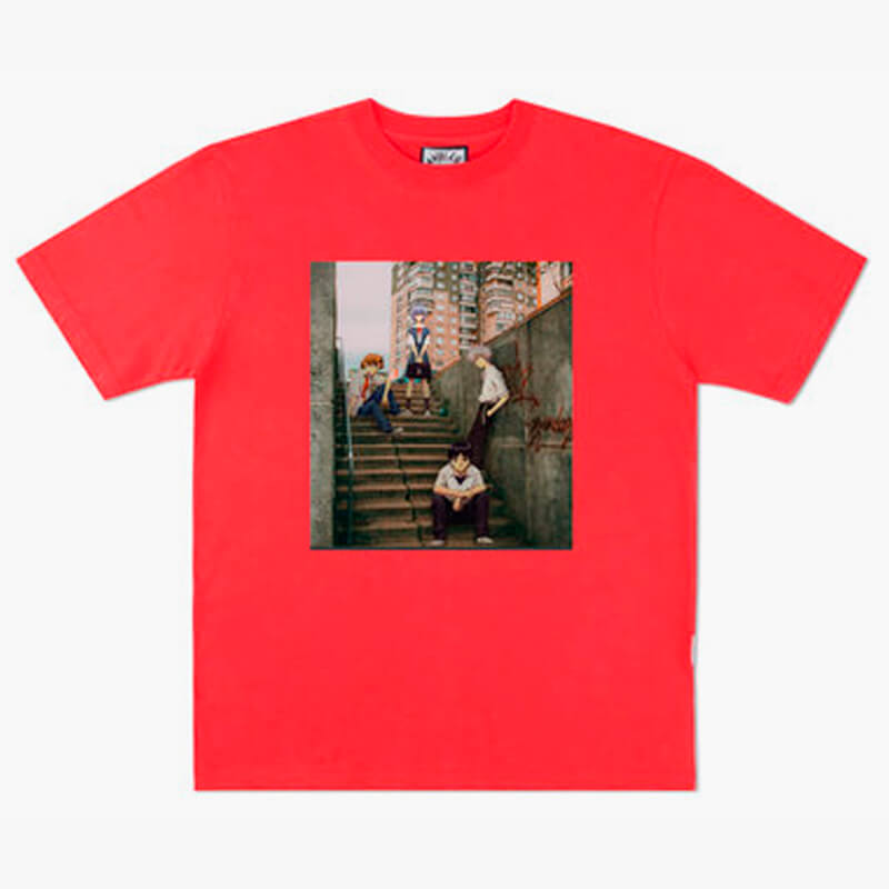 Dullcore Aesthetic Evangelion Characters Anime T-Shirt - AC