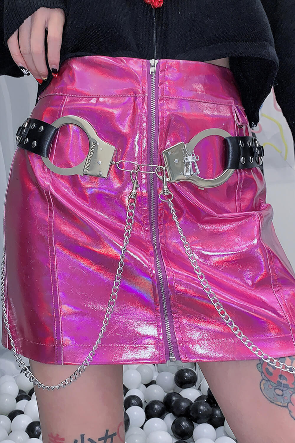 Handcuffs Belt Grunge Aesthetic - Aesthetic Clothes Shop