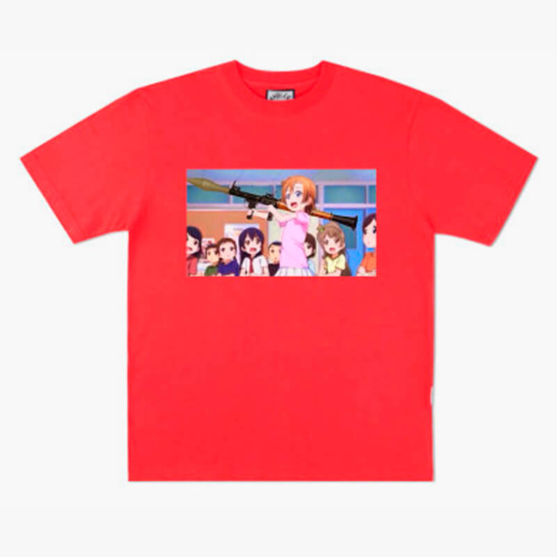 Kawaii Anime Girl with Rocket Launcher Gun T-Shirt - AC