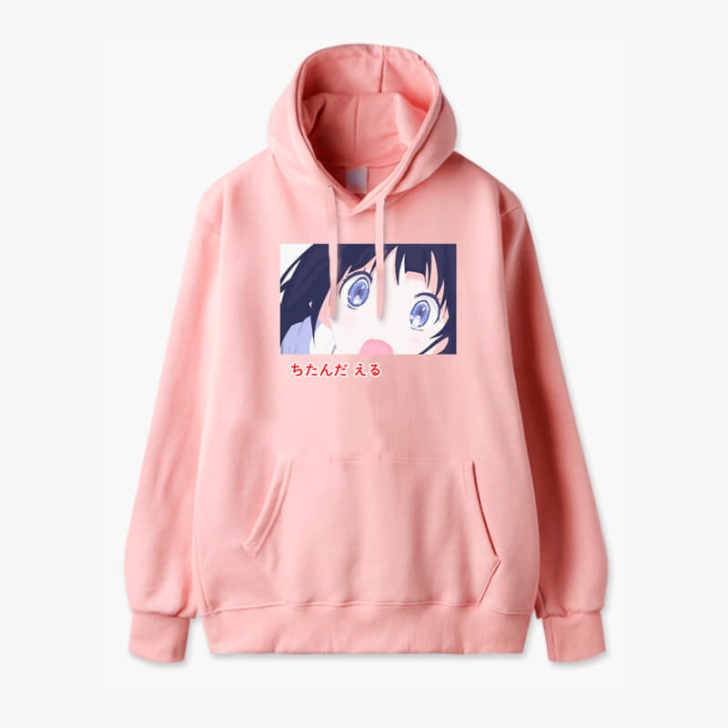 Kawaii Eyes Animecore Aesthetic Hoodie - Aesthetic Shop