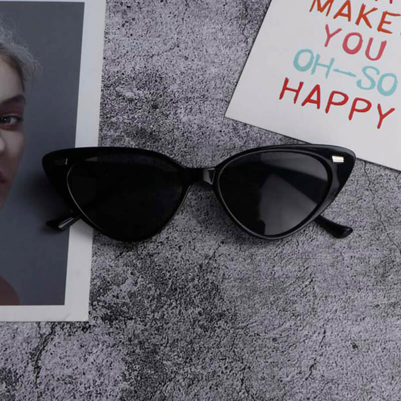 Pointy Triangle Korean Aesthetic Glasses - Aesthetic Shop