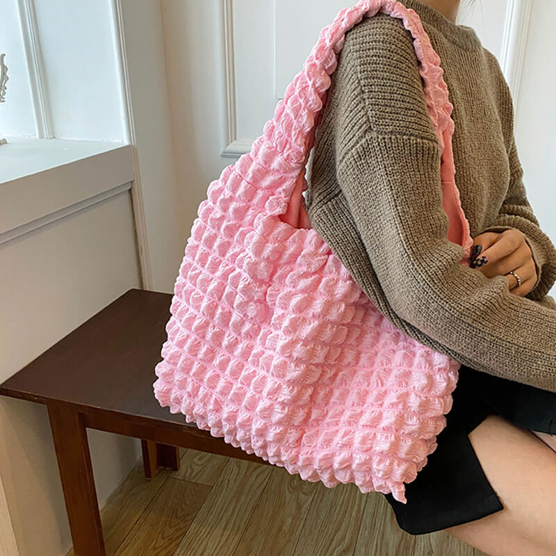 Softie Aesthetic Tote Bag Pastel Cloud Puff - Aesthetic Shop